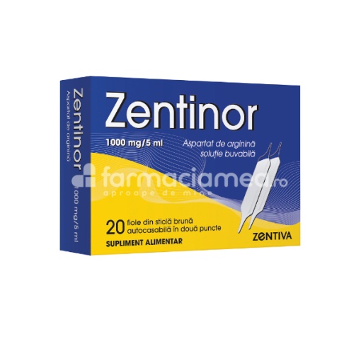 Zentinor 1000mg/5ml sol buvabila x 20fi Zentiva