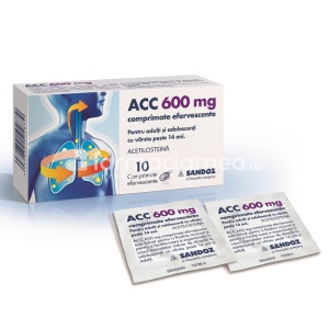Acc 600mg x 10cpr eff plic Sandoz