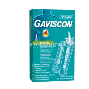 Gaviscon Mentol susp orala x 12plic Reckitt