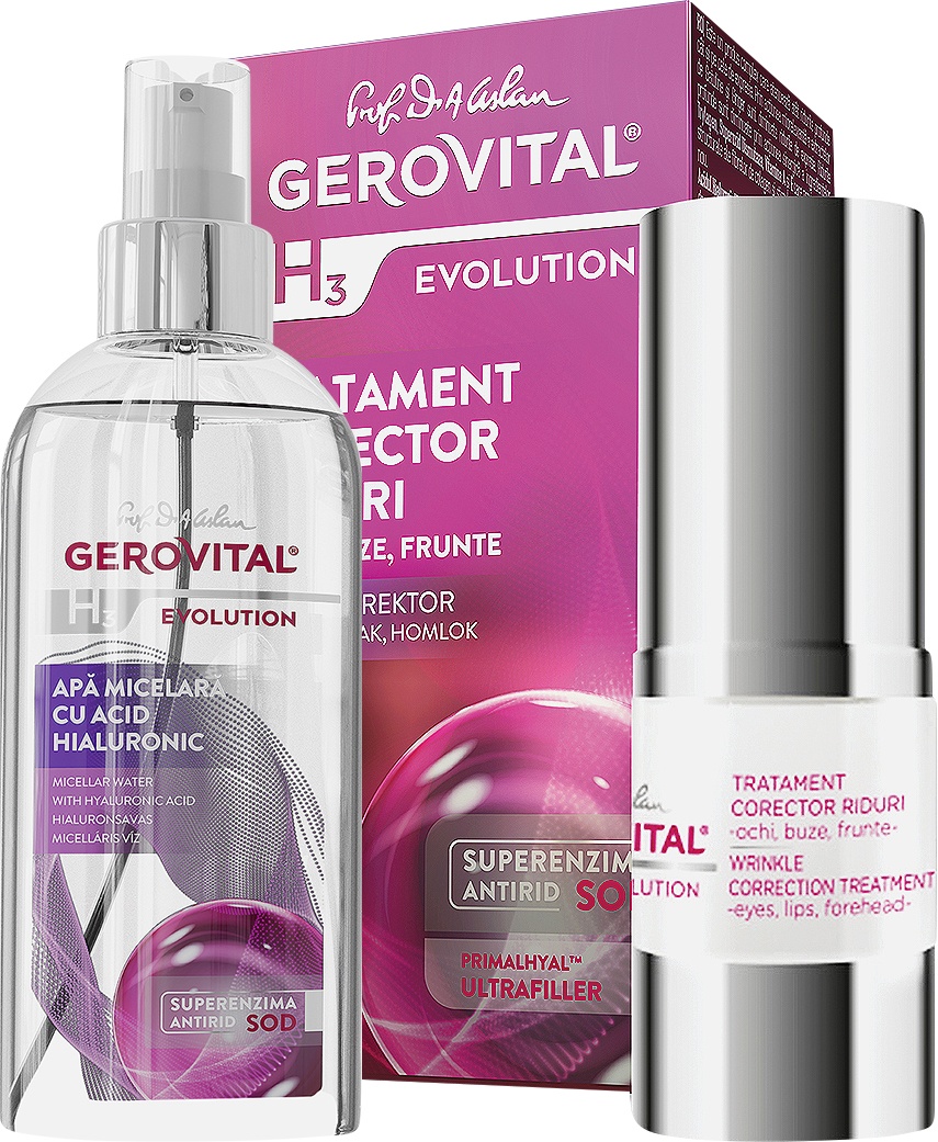 Pachet Mix&Match Gerovital H3 Evolution Apă Micelară + Tratament ...