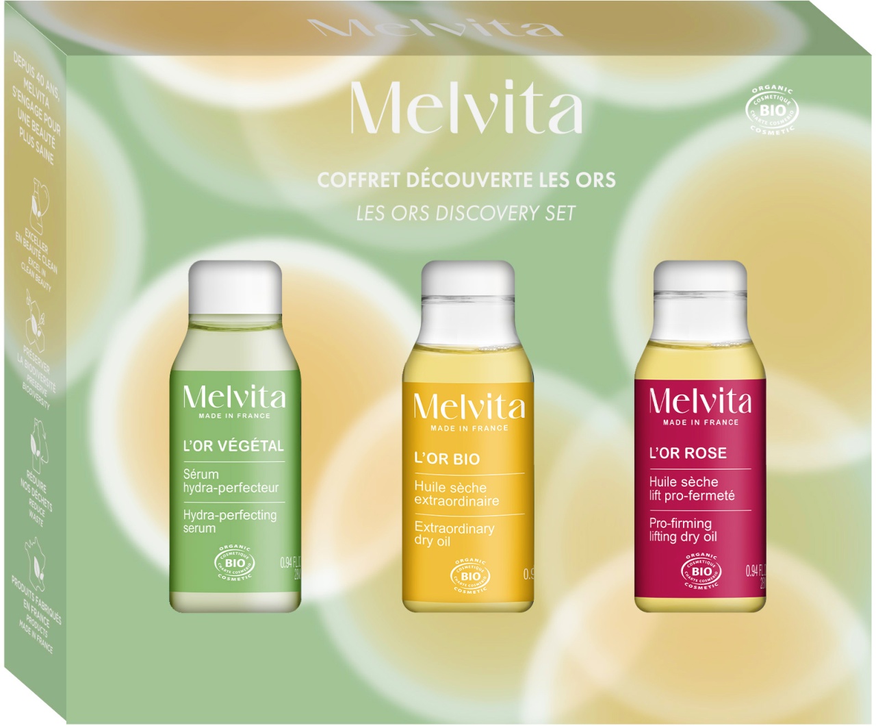 Melvita Discovery Set Cadou The Golds 3 Produse