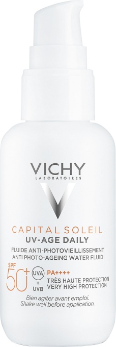 Vichy Capital Soleil UV Age Daily Fluid Solar Nuanțator SPF50+ Anti-Îmbătrânire 40ml