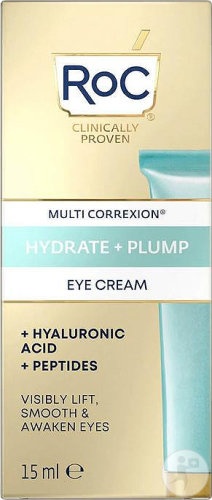 RoC Multi Correxion Hydrate + Plump Cremă De Ochi 15ml
