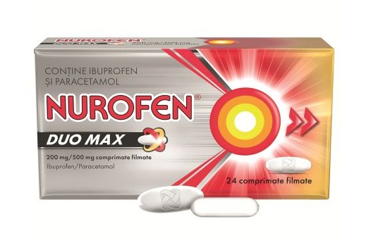 NUROFEN DUO MAX 200/500 MG * 24 COMPRIMATE FILMATE