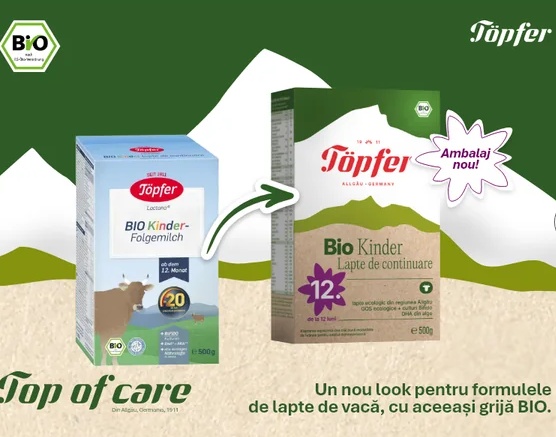 LAPTE PRAF TOPFER BIO KINDER DE LA 12 LUNI * 500 GR
