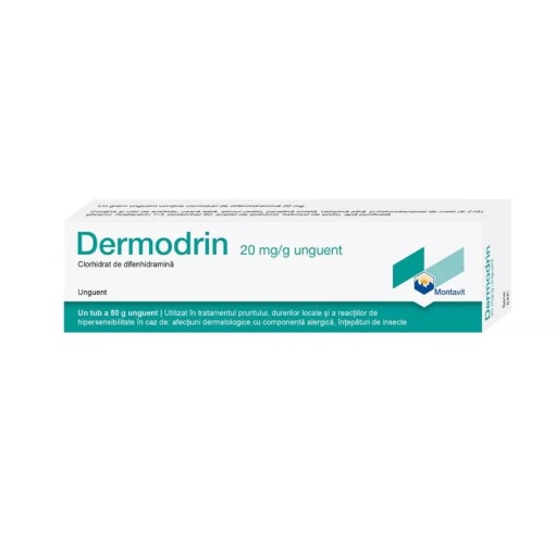 Dermodrin unguent,20 mg/g, 50 gr, Montavit | Farmacom