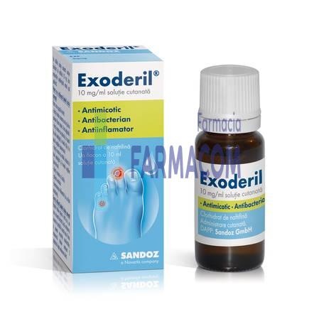 EXODERIL 10MG/ML * 10 ML SOL CUT BCM