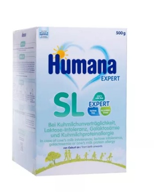 Lapte praf Humana SL Expert, 0+ luni, 500 g | Farmacom