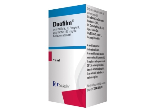 Duofilm solutie cutanata, 15 ml, Stiefel | Farmacom