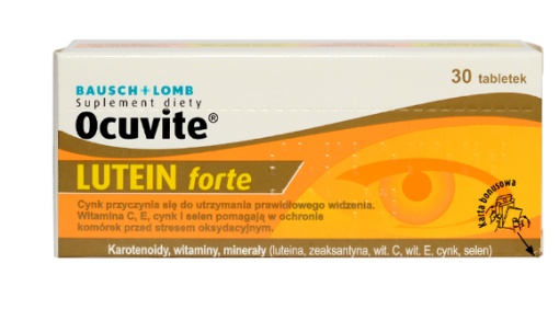 OCUVITE LUTEIN FORTE * 30 COMPRIMATE