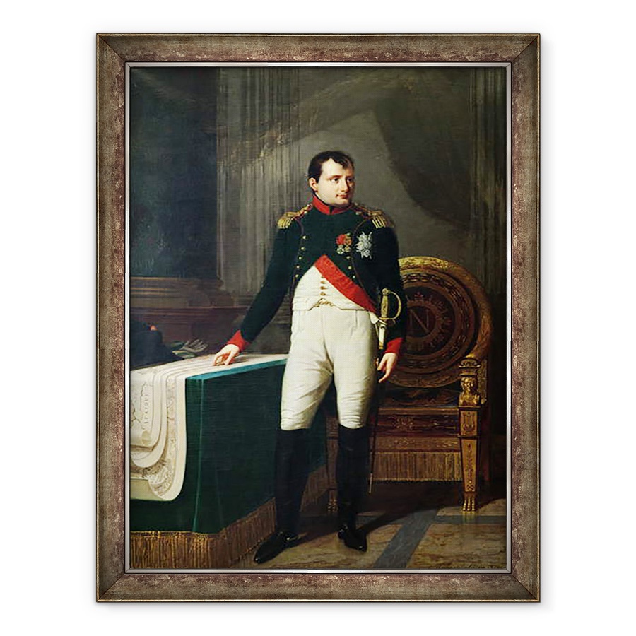 Tablou decorativ înrămat Portretul lui Napoleon