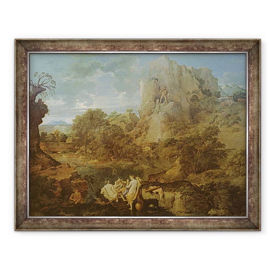 Tablou înrămat Poussin – Hercules și Cacus