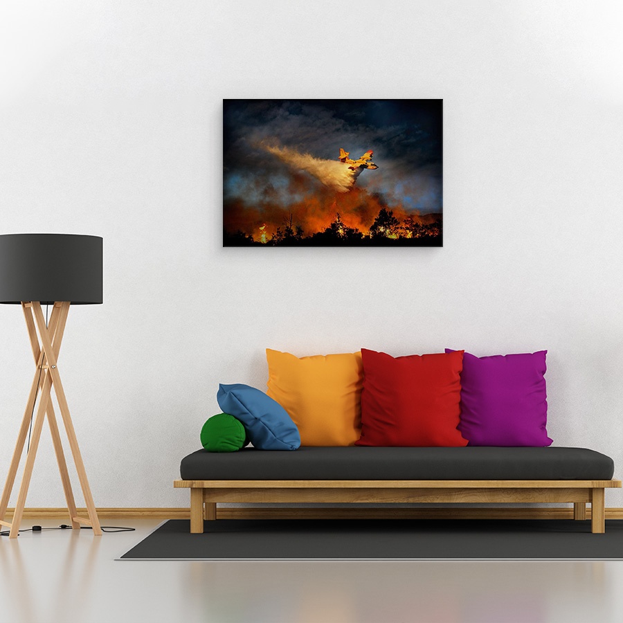 Tablou decorativ canvas Zid de Foc 60x90