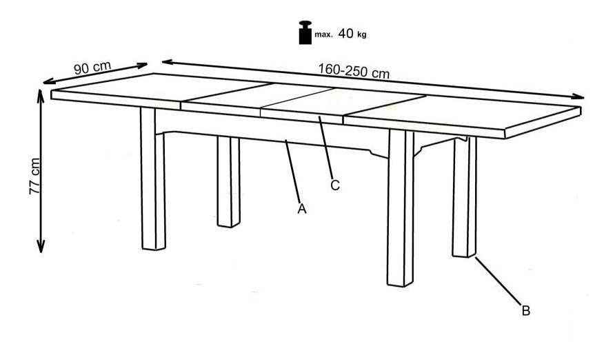 MASA EXTENSIBILA DINING LEONARDO STEJAR DESIGN MODERN HALMAR