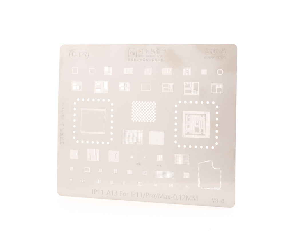 Sita BGA Amaoe A13 Series 0.12MM Rework Repair BGA Reballing Stencil ...