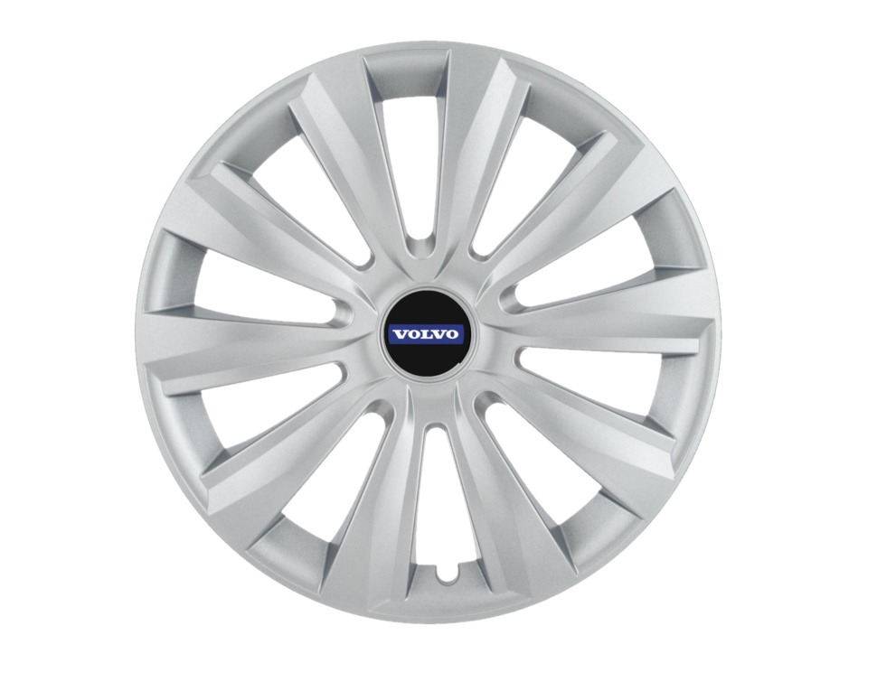 Set 4 capace roti 15 inchi (R15) Delta Gri, Compatibile Cu Volvo