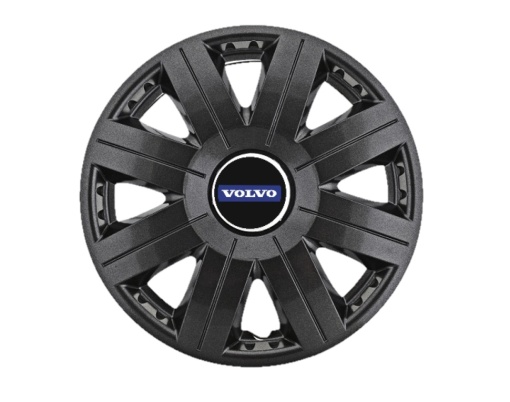 Set 4 Capace roti Cosmos Negru R15, pentru Volvo