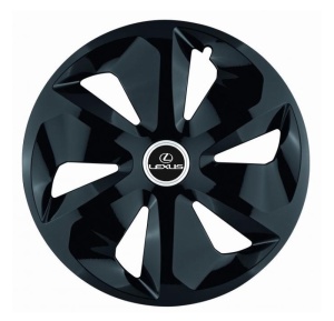Set 4 Capace Roti Roco Negru R16, pentru Lexus