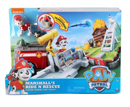 PAW PATROL CAMION DE INCENDIU MARSHALL'S RIDE N RESCUE