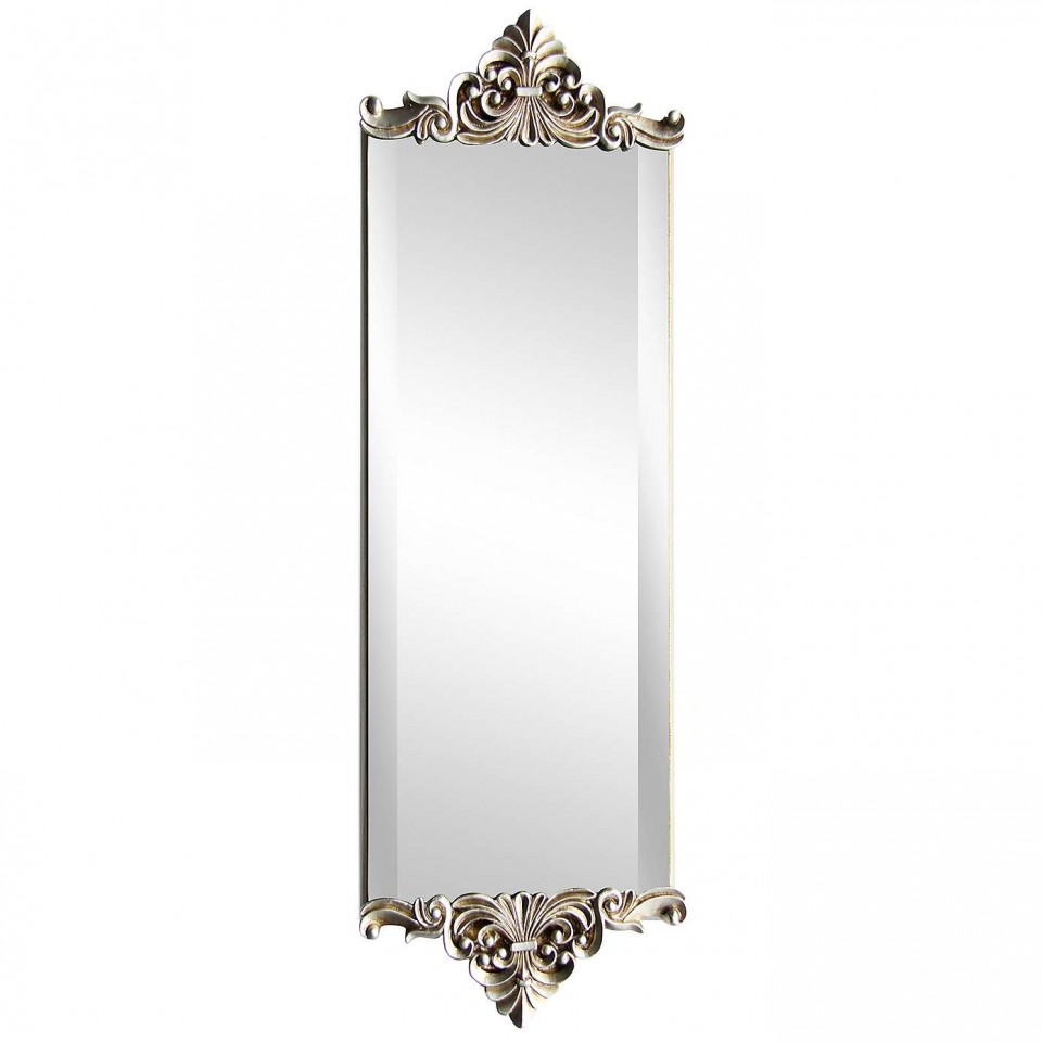 OGG103 - Oglinda perete ornamentala dormitor sau living - Argintie