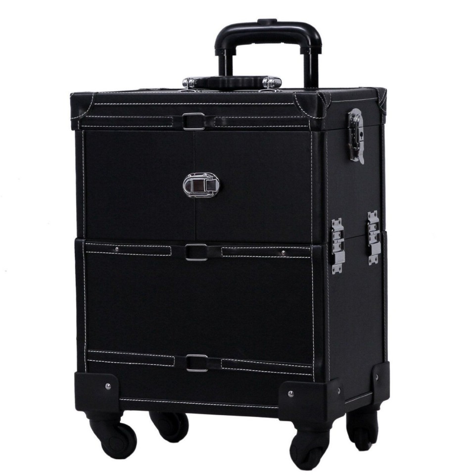 STN104 - Statie Makeup portabila, troler, organizator, portfard, geanta ...