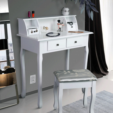 SEA601 - Set Masa toaleta, 80 cm, consola cosmetica machiaj masuta ...