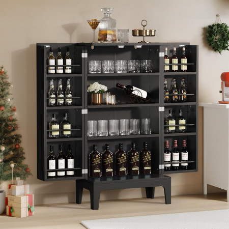 CBN201 - Comoda Bar, 59 cm, depozitare vin, bautura, condimente, dulap ...