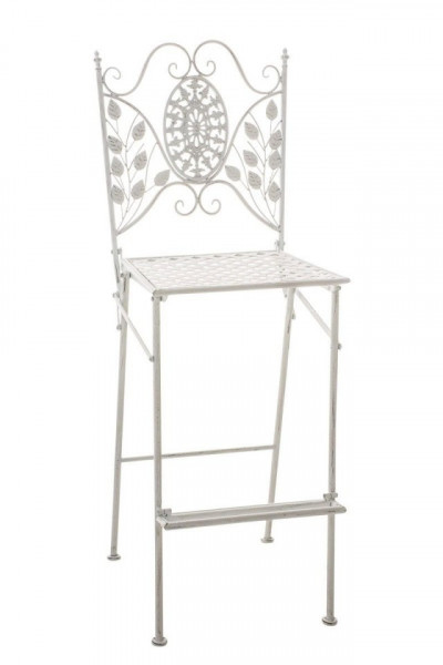 SCAGA1- Scaun inalt pliant gradina, terasa, balcon - Alb