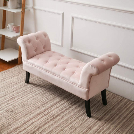 BAN240 - Bancuta 116 cm, bancheta, banca living, dormitor, hol - Roz