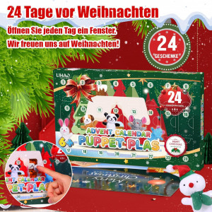 CADV23 - Calendar Advent Copii - Plush, 24 Surprize pentru Craciun