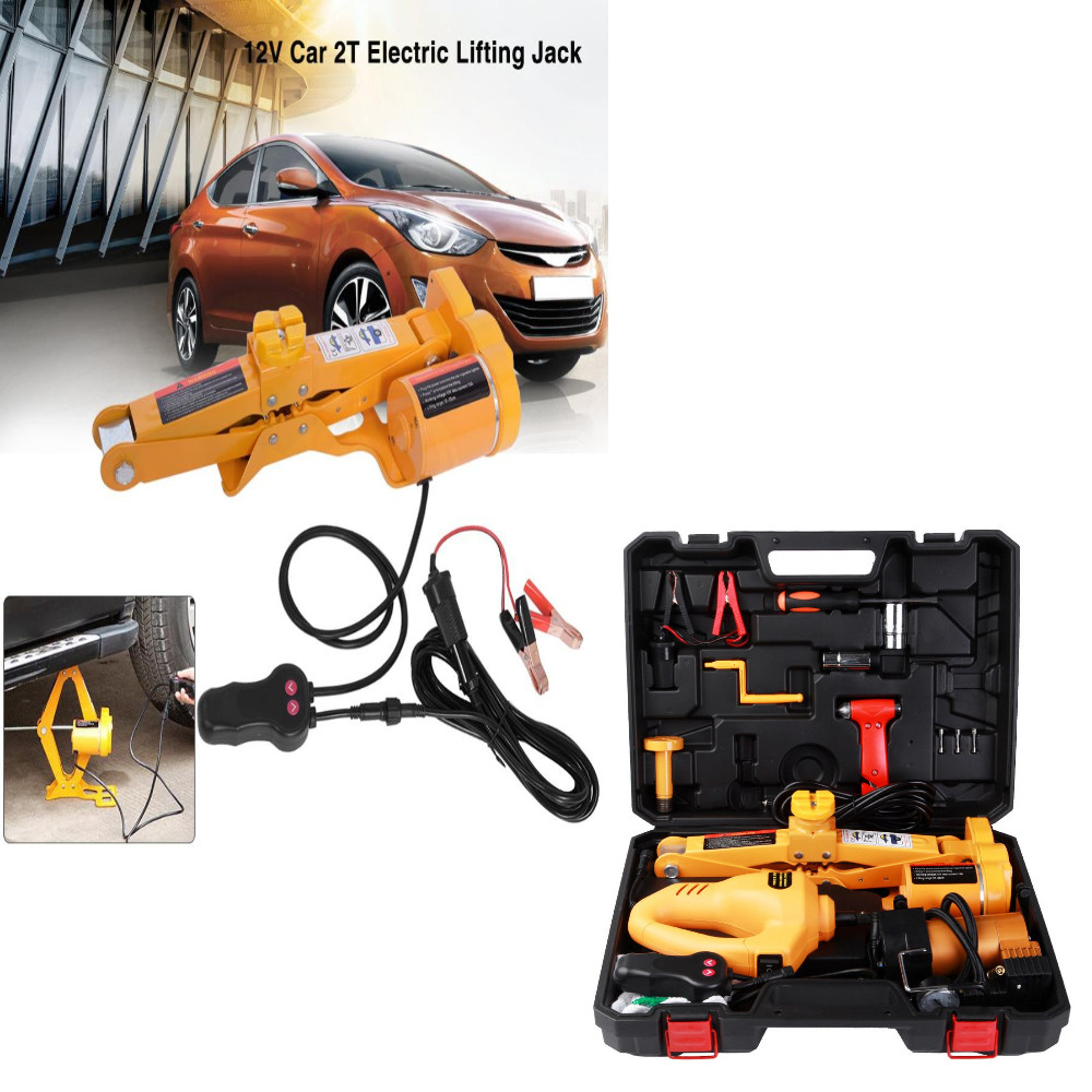 Cric Auto Electric de 12V DC si Cheie cu Impact Pentru Jante, cu ...