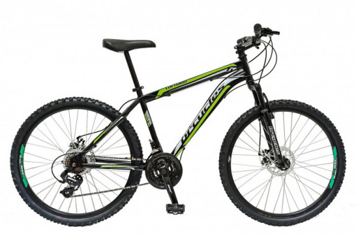 Bicicleta CR 26″, B2602, Negru-Verde, BR Cornado, Cadru Otel 17, Frana ...