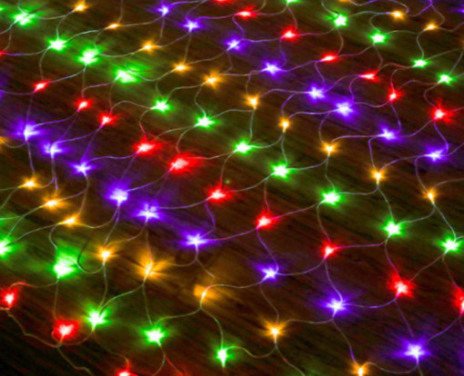 Instalatie 7038 - Instalatie Plasa Multicolora, 2.3m x 2.3m ...