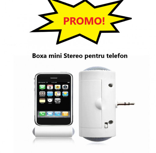 Boxa mini Stereo pentru telefon, 0100ORC