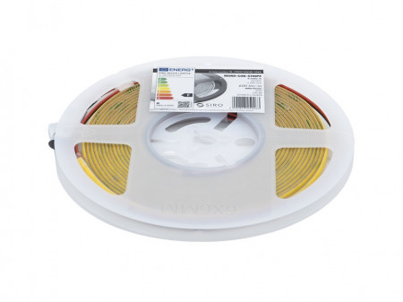 Banda LED Mono COB 5mm 24V, 6W | 4000K, lumina - alb neutru 5m Siro
