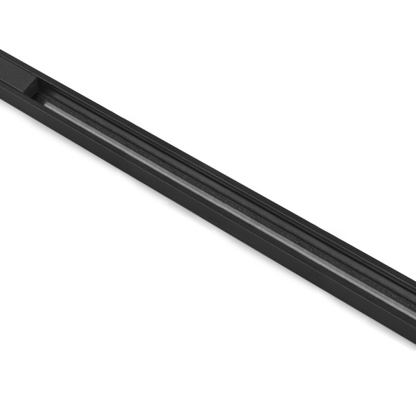 Profil aluminiu electrificat Diwo pentru LED 24V CC 2.9m finisaj negru mat