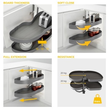 Mecanism extractibil Lake pentru corp de colt Easy Handling, directia ...