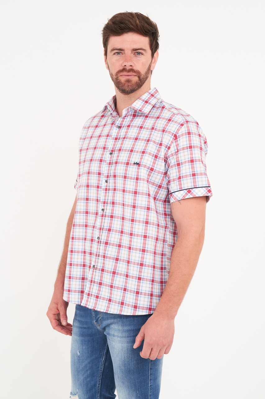 Lee Cooper - Camasa barbat maneca scurta cu model in carouri