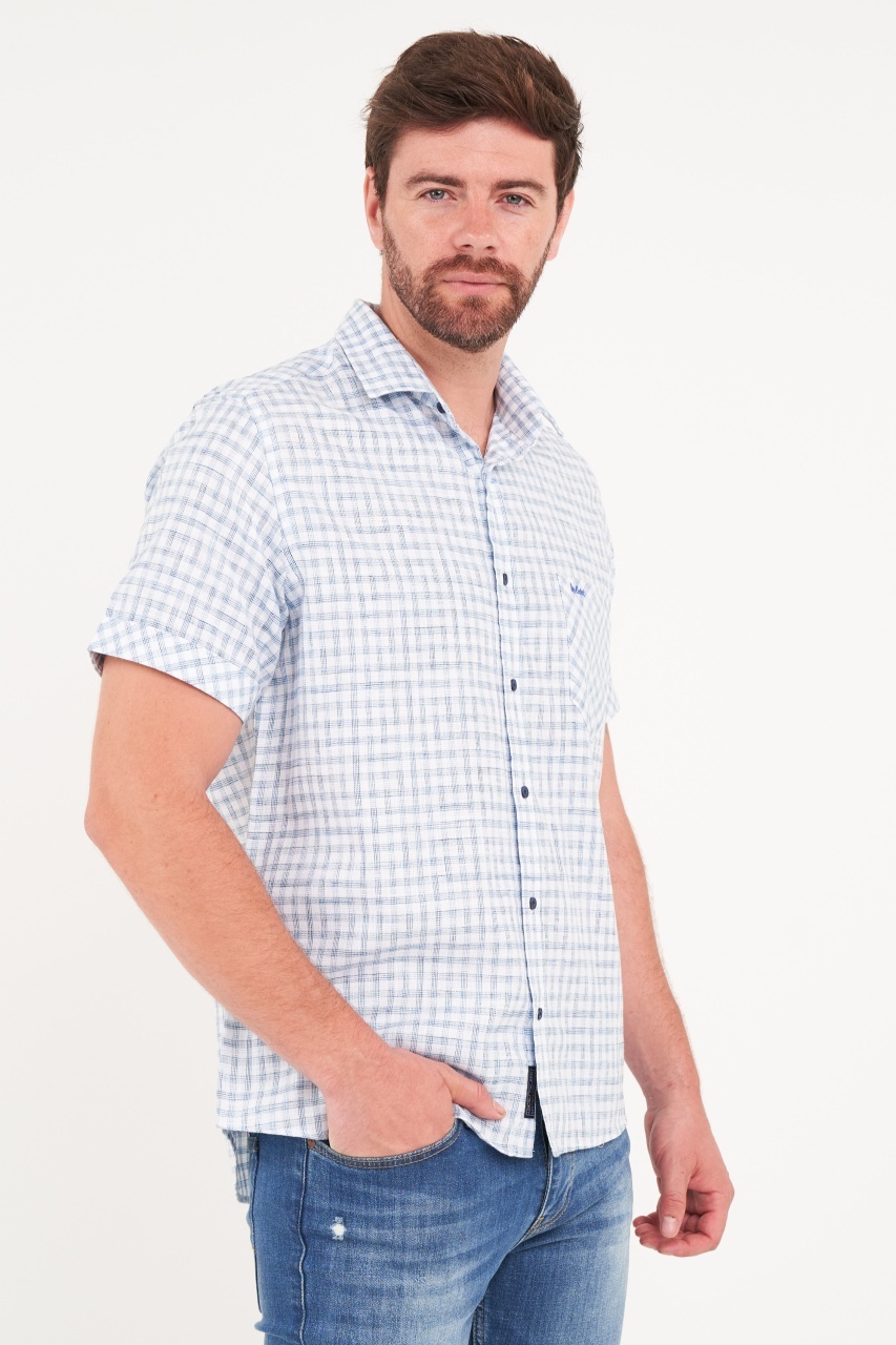 Lee Cooper - Camasa barbat maneca scurta cu model in carouri