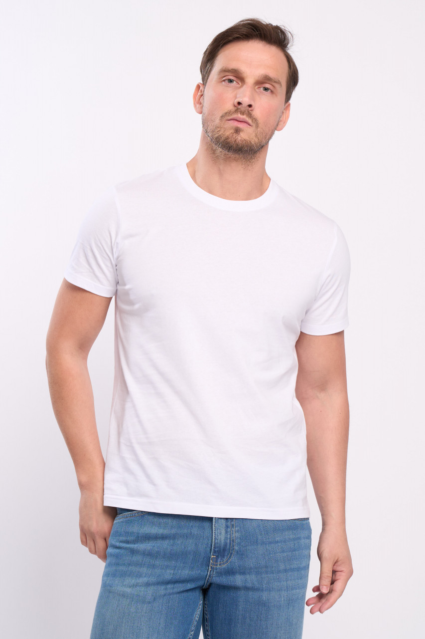 Kenvelo - Tricou maneca scurta barbat din bumbac de culoare uniforma