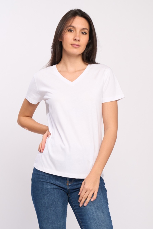 Kenvelo - Tricou maneca scurta dama de culoare uniforma
