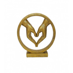 Statueta Moderna Maini In Cerc In Forma De Inima - Gimina.ro