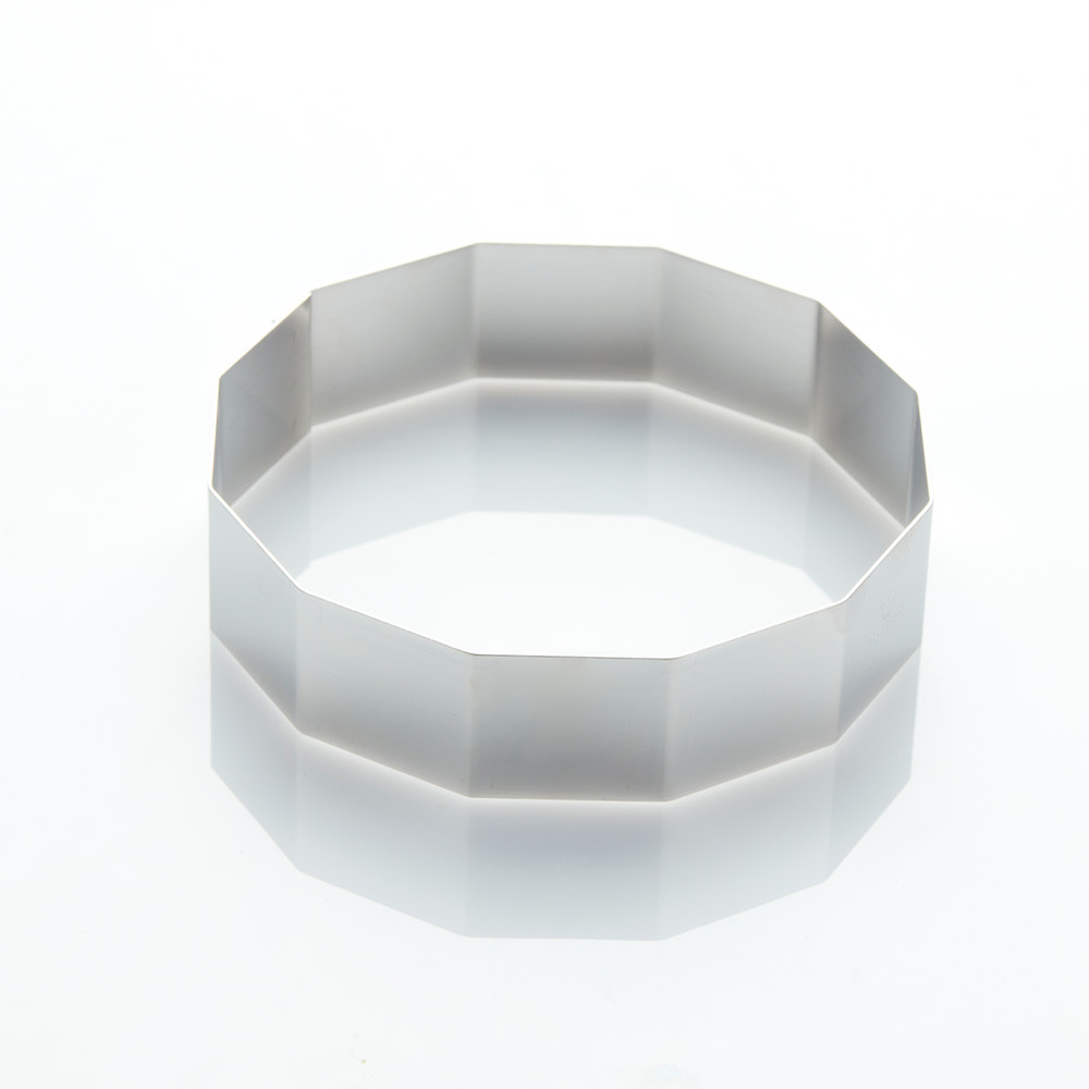 Rama Inox Cerc Diamant Ø 17 x H 4 cm