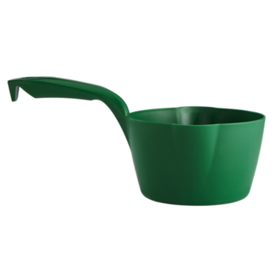 Scafa Rotunda Gradata 1 Litru, Material Plastic Verde Ø 15.5 cm