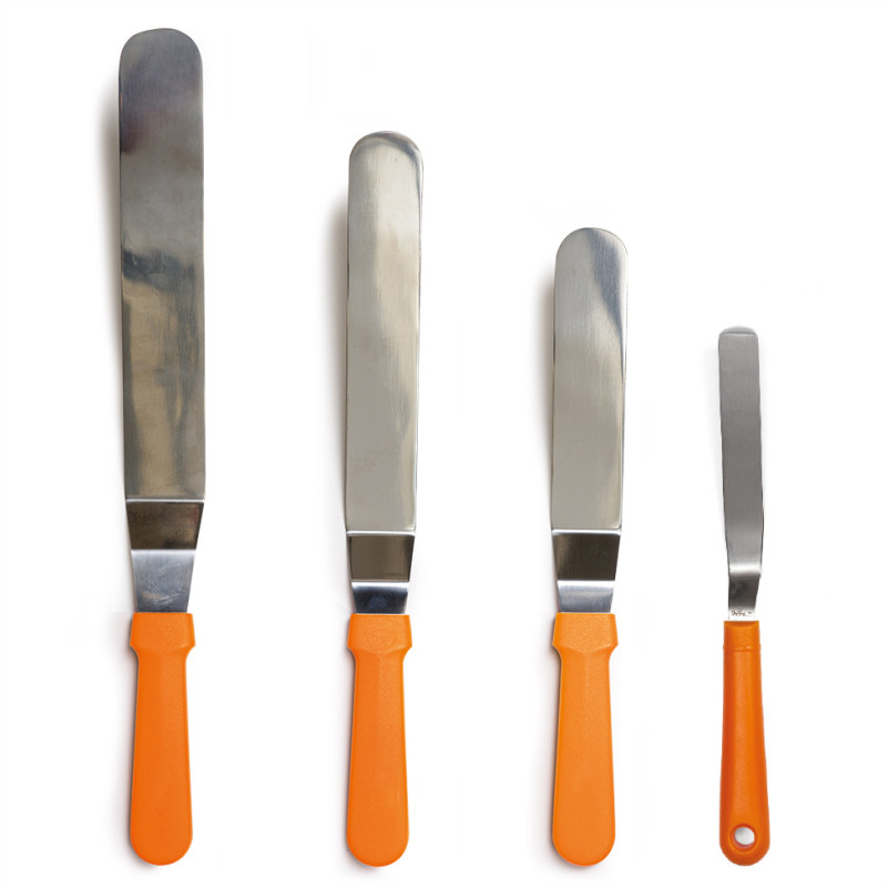 Spatula Nivelare Unghiulara din Inox, Lama L 25 x 3.6 cm