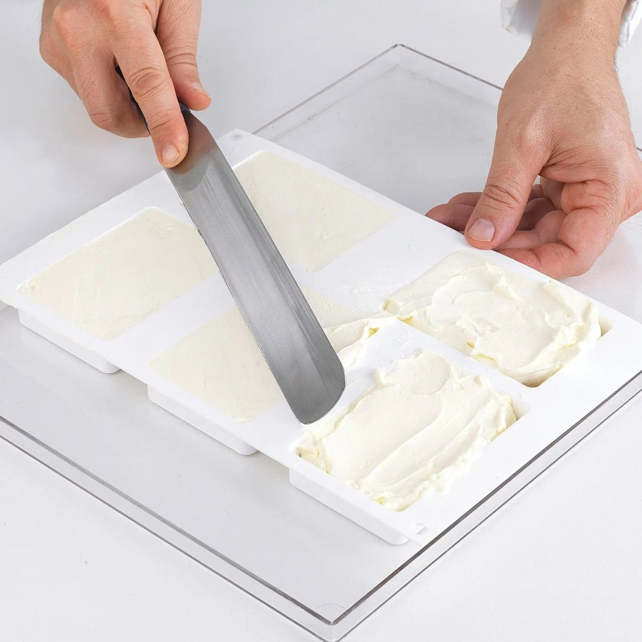 Forma Silicon Inghetata Sandwich Biscuit Double, 2 forme silicon x 5 ...