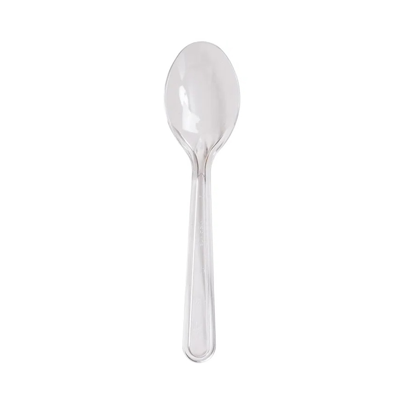 Lingurita Inghetata PS Reutilizabila Transparenta, 10 cm, Set 50 buc