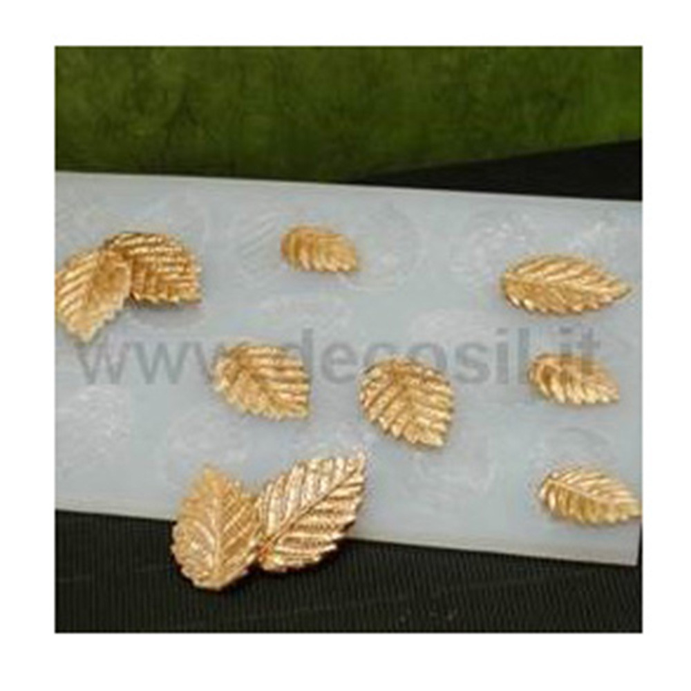 Mulaj Silicon Frunze Trandafir Ø 4 - 5.8 cm, 21 Subiecte