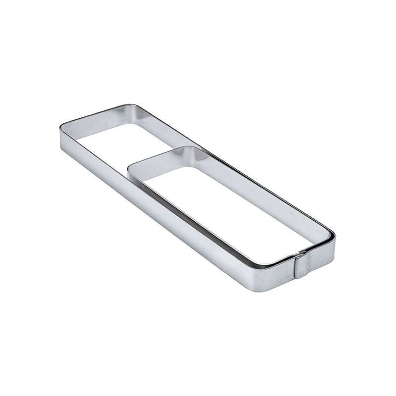 Rama Inox Dreptunghiulara Colturi Rotunjite 6x18xH2cm