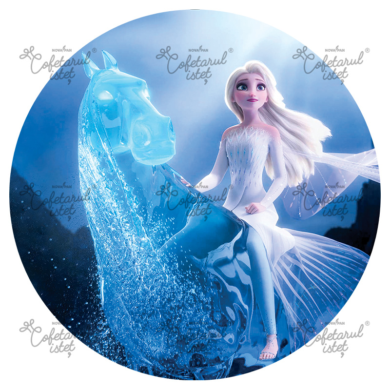 Vafa imprimata Frozen Model 5, Ø 20 cm - Cofetarul Istet